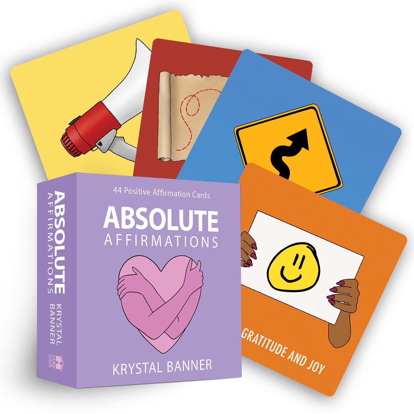 Absolute Affirmations: 44 Positive Affirmation Cards – Krystal Banner
